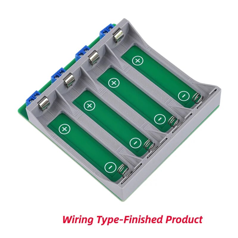 Держатель батареек AA, 8 каналов, Wire Type