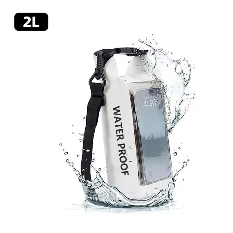 Водонепроницаемая сухая сумка 2л White Swim Bag