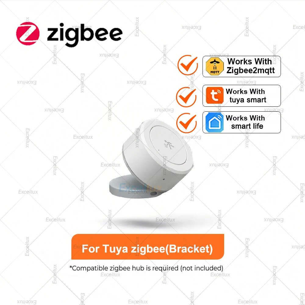 Датчик присутствия Zigbee 24G Mmwave Tuya Z2M Tuya zigbee(Bracket)