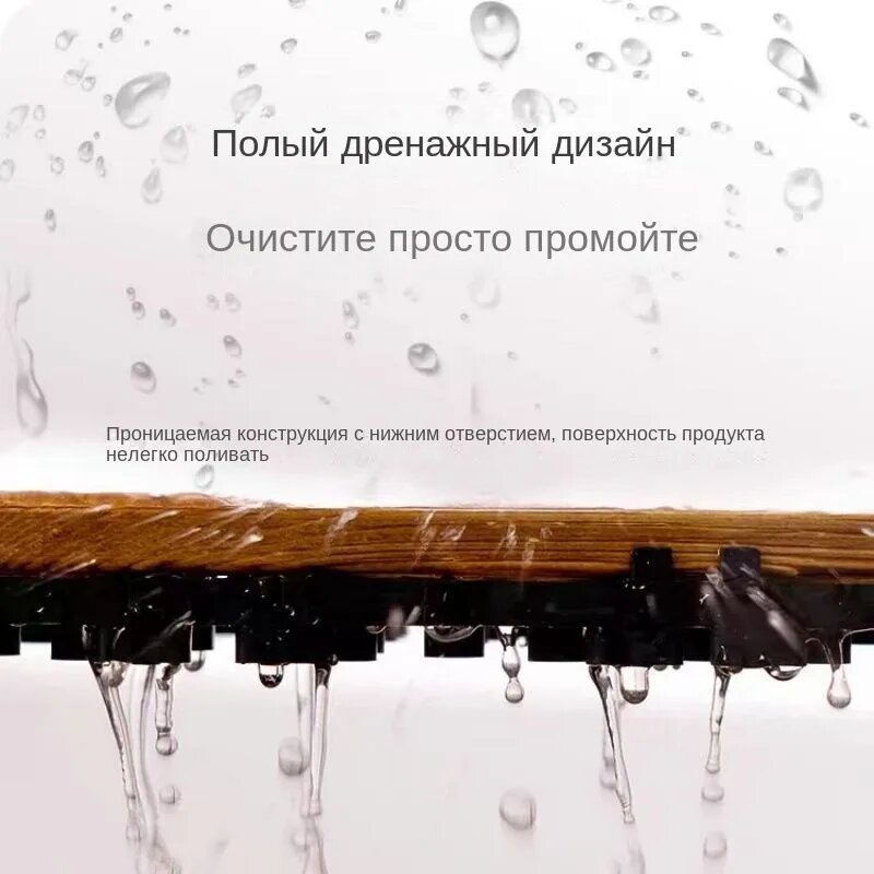 Ламинат, 25 мм для террасы с имитацией дуба, коричневый цвет, многополосный, глянцевая поверхность — фото 1