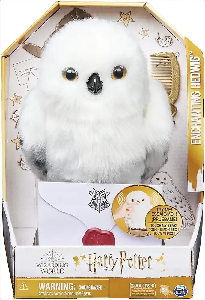 Интерактивная игрушка Сова Букля Гарри Поттер Wizarding World Harry Potter 6061829