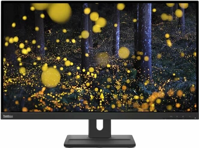 Монитор Lenovo 27 ThinkVision E27q-20 черный IPS LED 4ms 16:9 HDMI M/M матовая HAS Piv 1000:1 350cd