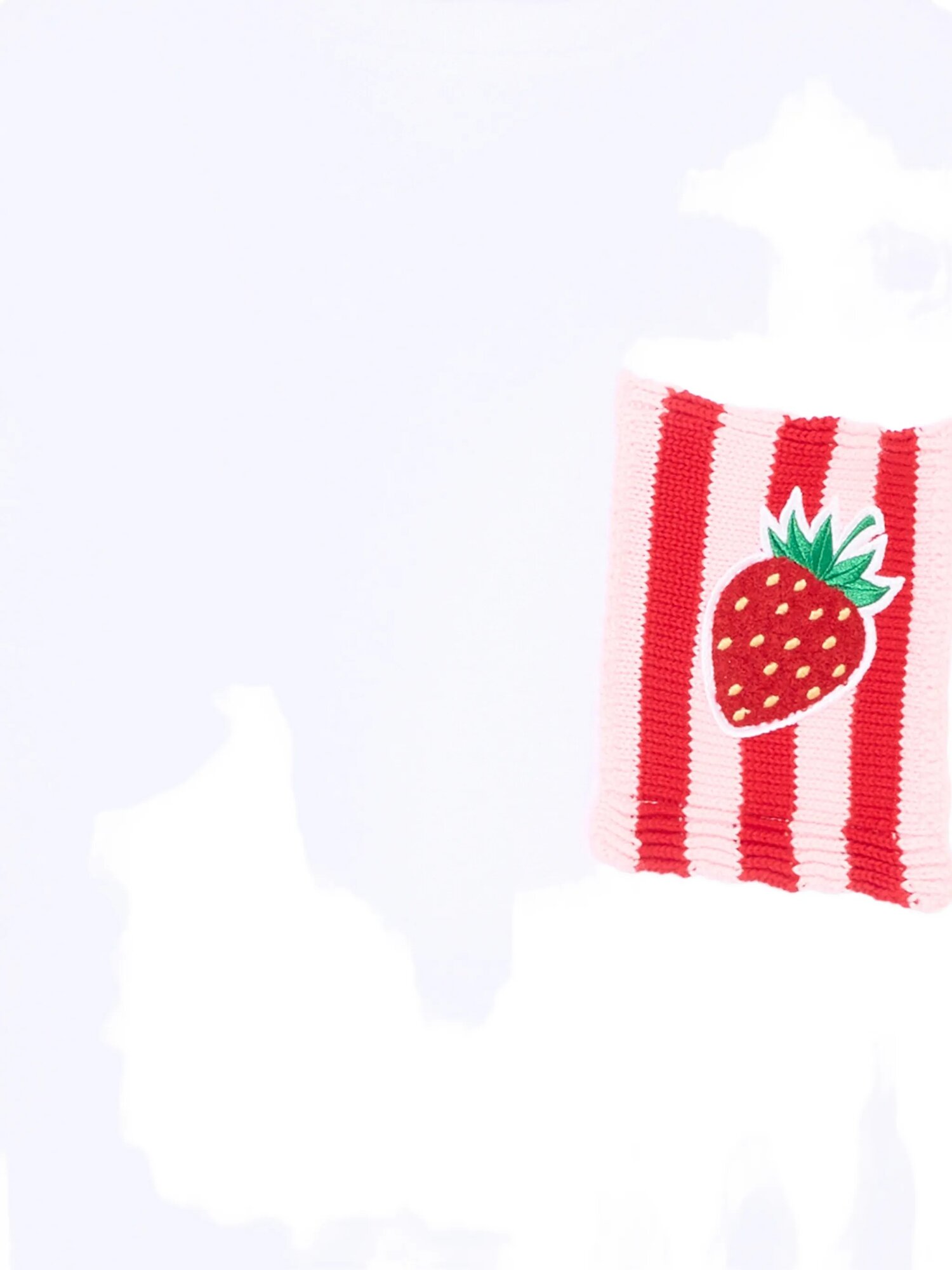 Футболка Joshua Sanders Strawberry patch T-shirt, размер 6 лет, белый — фото 1