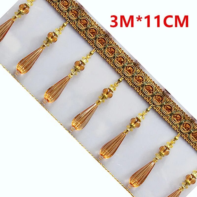 3M Подвеска из хрустальных бусин , капли и фонарики для штор, люстр и декора,