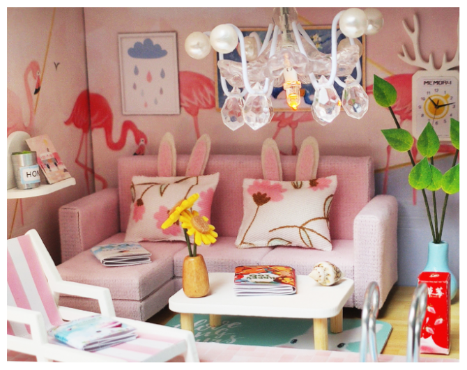 Миниатюра Hobby Day Розовый фламинго 23*18*18,7см M915 10+