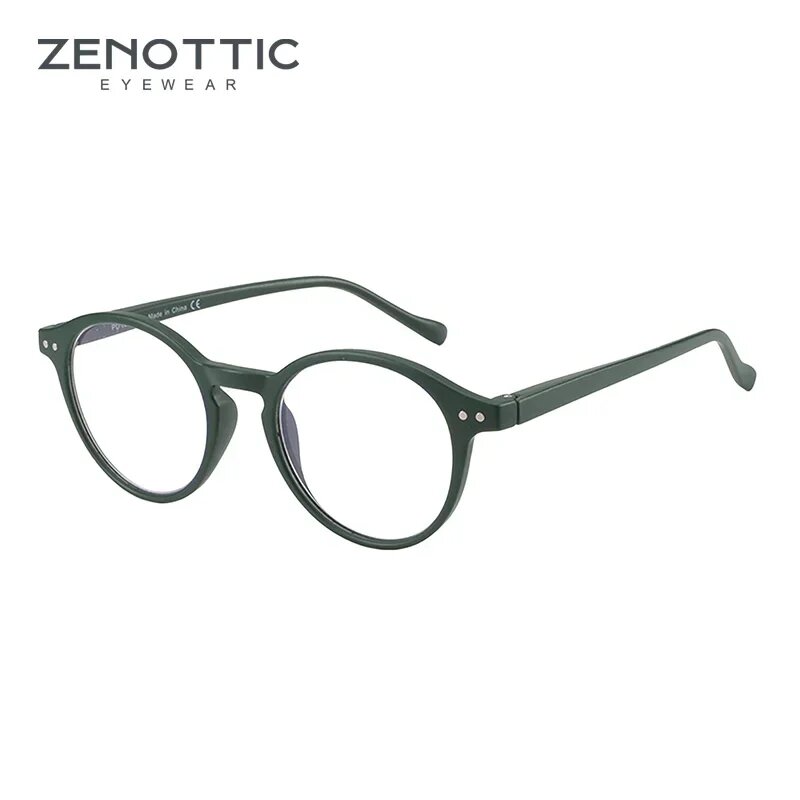 ZENOTTIC Круглые очки в стиле ретро