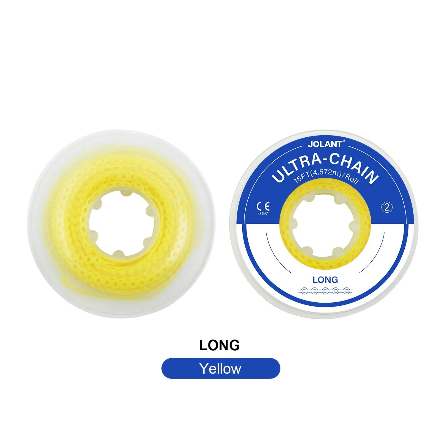 Ортодонтическая цепь JOLANT Ultra-Chain Long Yellow