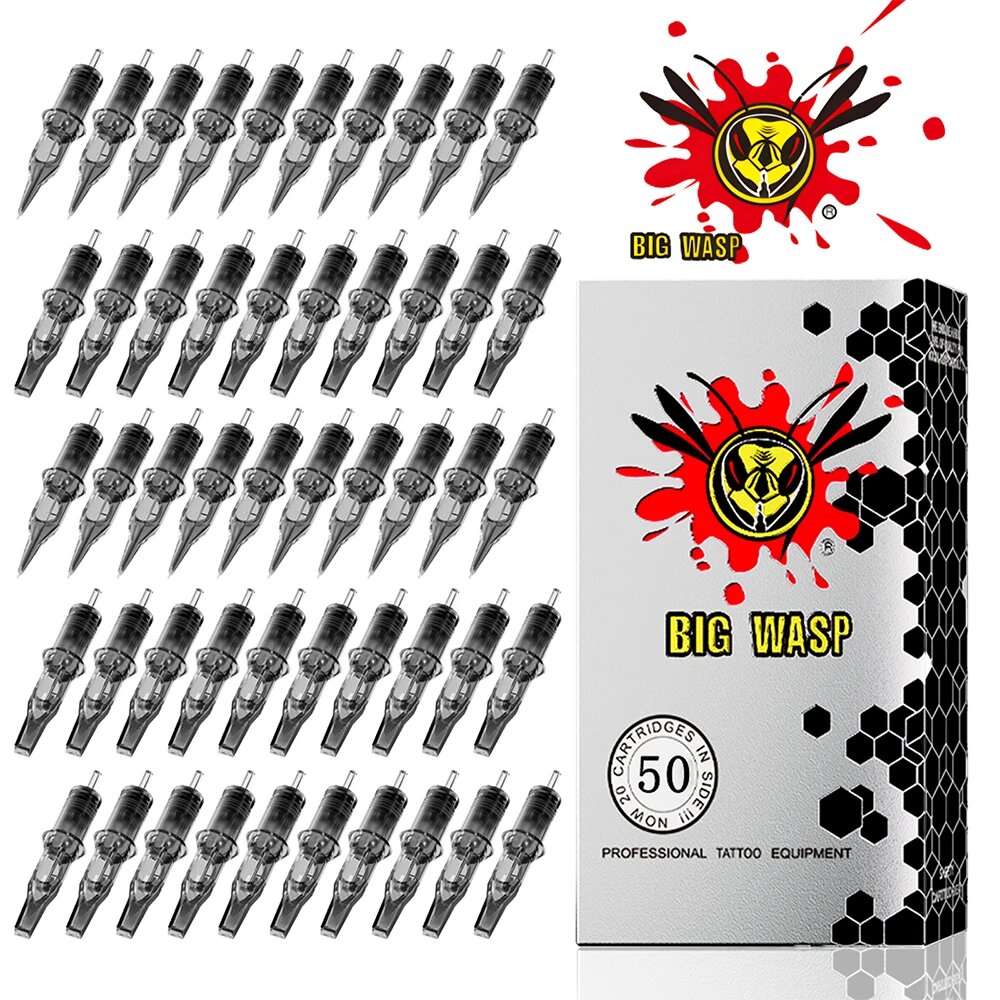 Иглы для татуировки BIGWASP 1003RL Round Liner 50 шт.