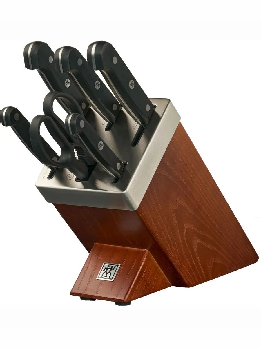 Набор кухонных ножей ZWILLING Gourmet 7 предметов с самозатачивающим блоком