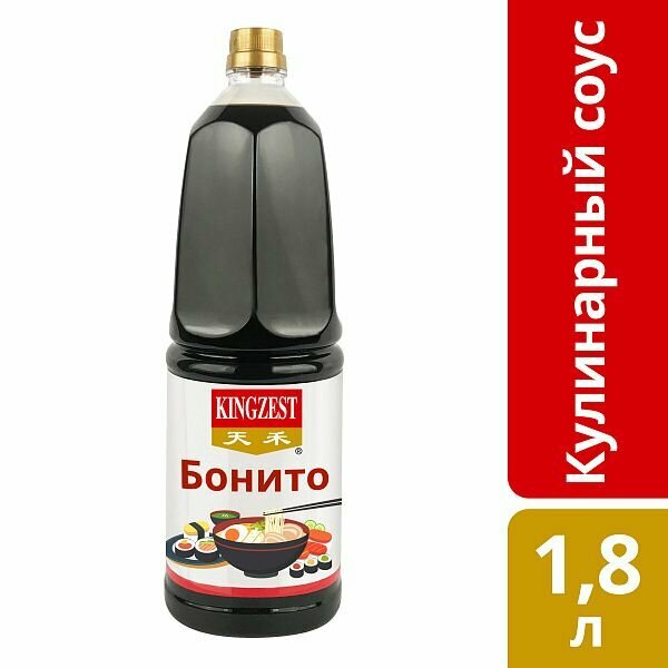 Соус KINGZEST Бонито, азиатский, неострый, для суши, без ГМО, 1,8 л