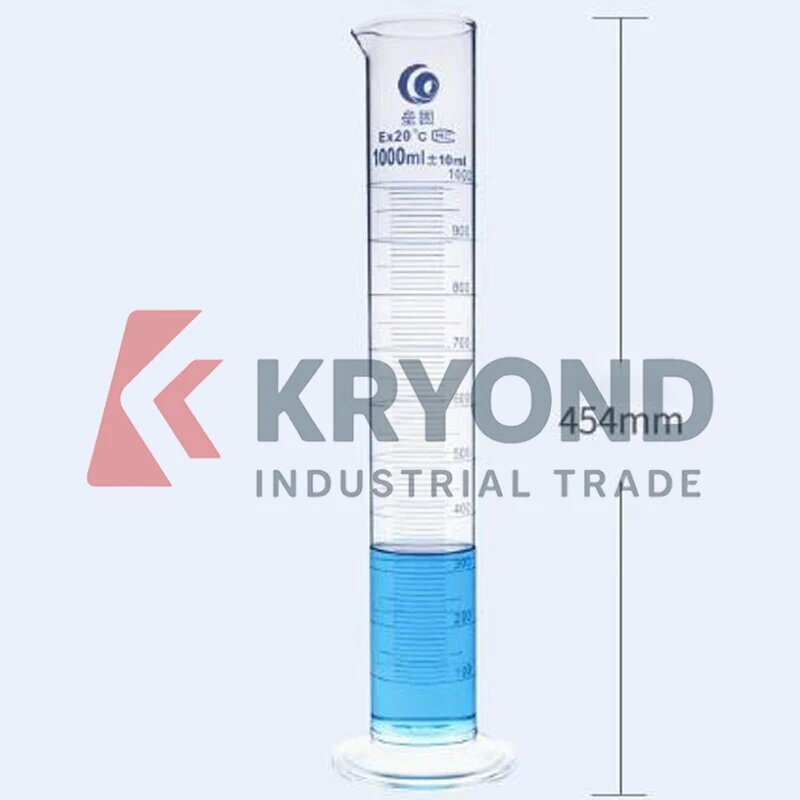 1000 мл лабораторный стеклянный мерный цилиндр оригинальный продукт
