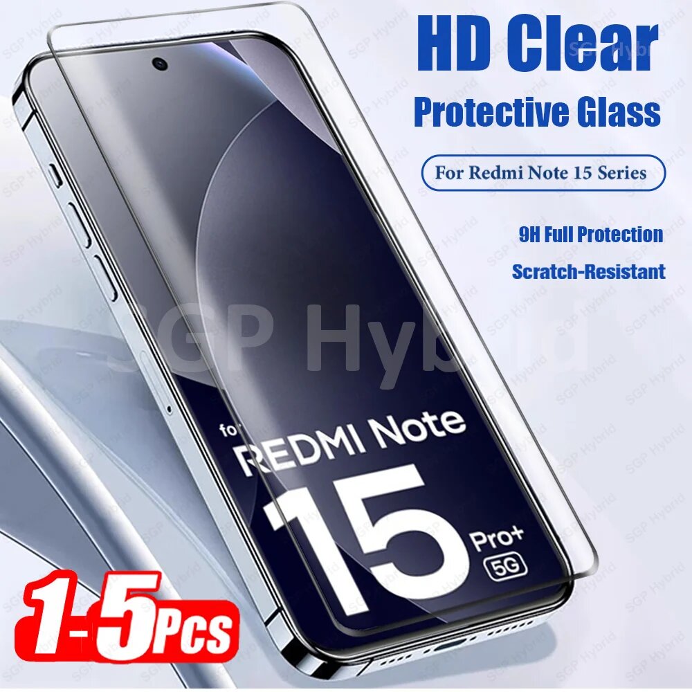 Защитное стекло для Xiaomi Redmi Note 15 Pro+ 5G, 5 шт.