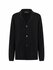 Кардиган Zanone Button-up cardigan, размер 46, black/black