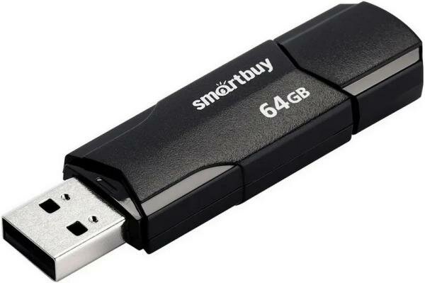 Smartbuy USB Drive 64GB CLUE Black (SB64GBCLU-K3) UFD 3.0/3.1