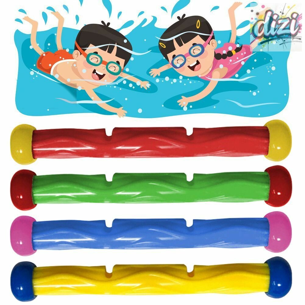 Игрушка для плавания Кольцо для ныряния, 4 штуки, разные цвета
