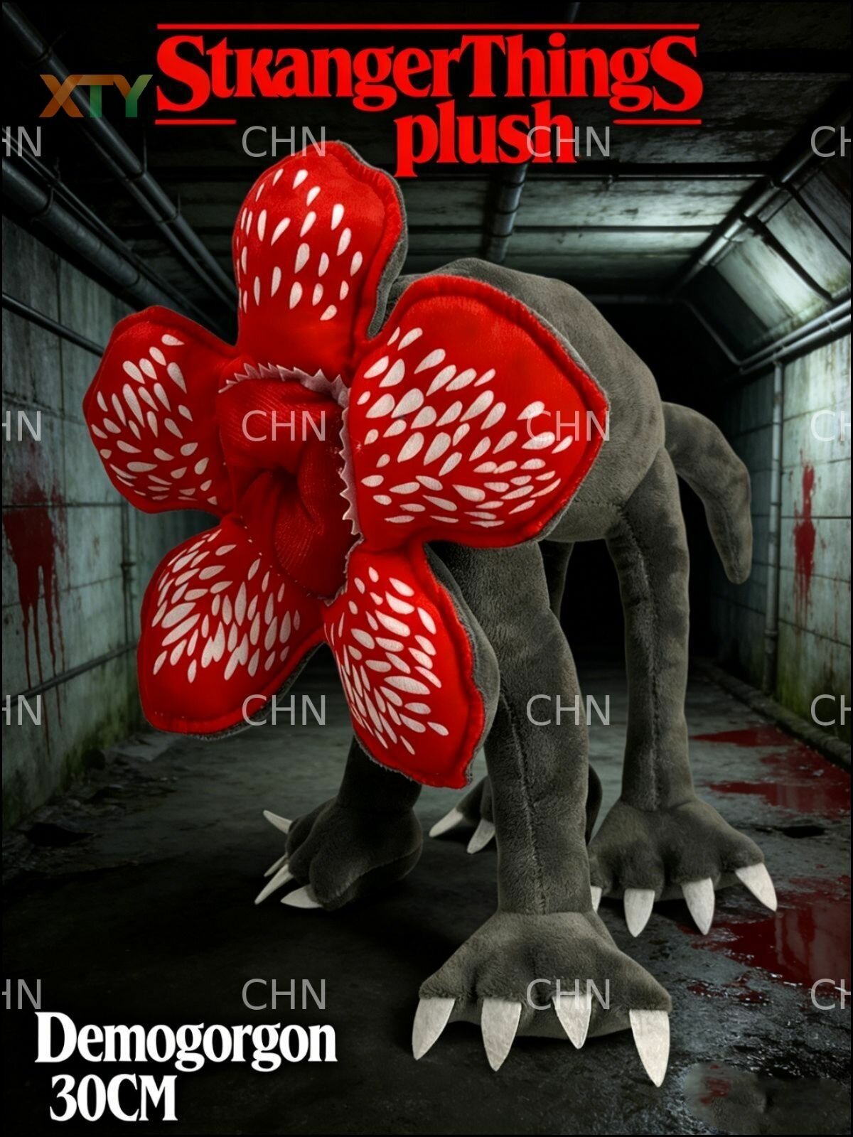 Мягкая игрушка очень странные дела Demogorgon 30cm/stranger things демогоргон plush/подарки на новый год 2026,1 шт
