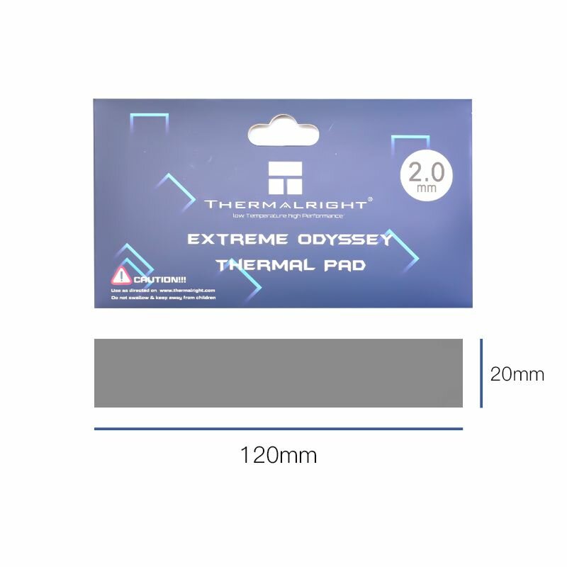 Термопрокладка Thermalright EXTREME ODYSSEY / 120x20x2mm / TREO.120.20.20