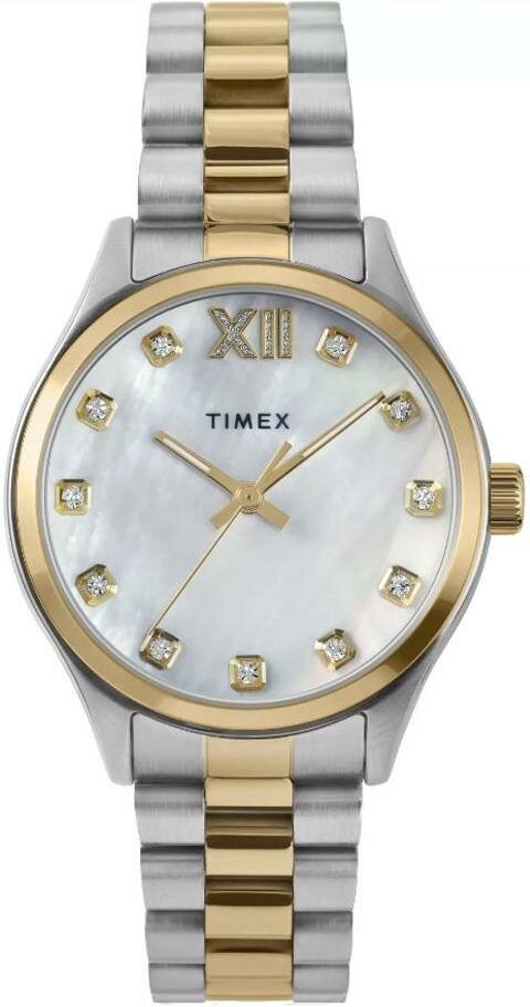 Наручные часы TIMEX, серебряный — фото 1