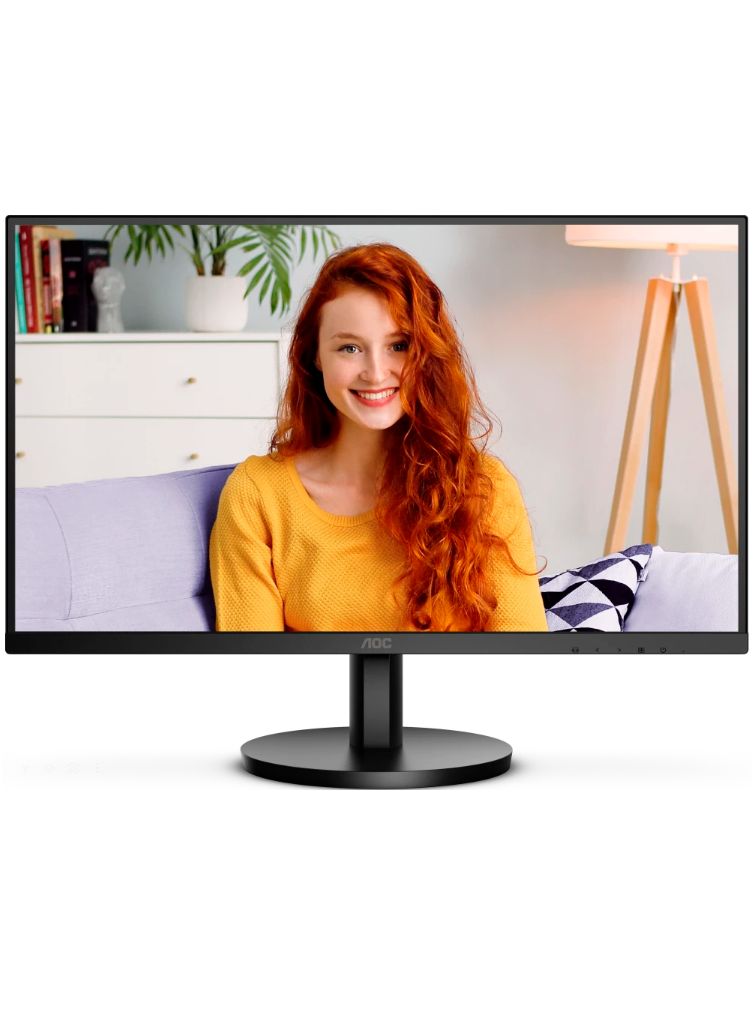 Монитор 27" AOC, U27B3A, IPS, 60Гц, 16:9, DP, 2х HDMI, Черный