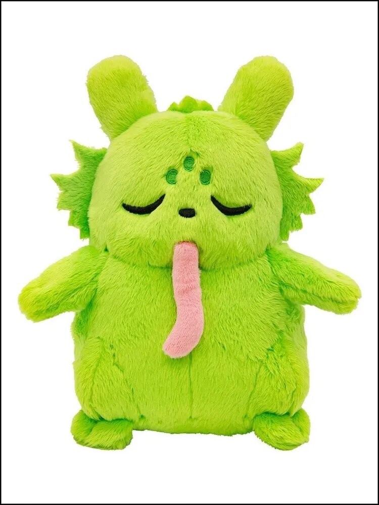 Мягкая игрушка Rain World Sanshee, 20 см, плюш, черный/белый