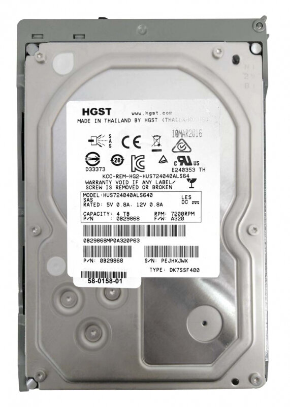 Жесткий диск Cisco UCSC-C3X60-HD4TB= 4Tb 7200 SAS 3,5" HDD