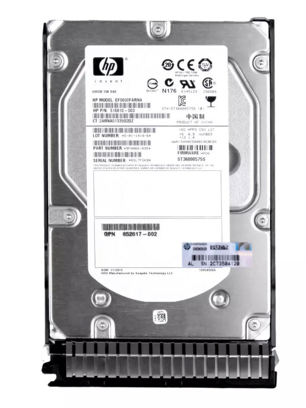 Жесткий диск HP EF0600FARNA 600Gb SAS 3,5" HDD