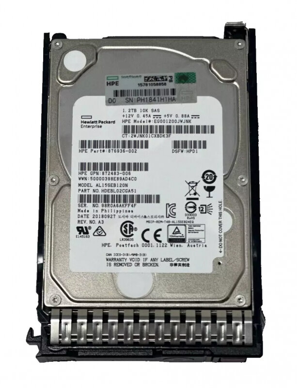 Жесткий диск HP 873014-006 1,2Tb SAS 2,5" HDD