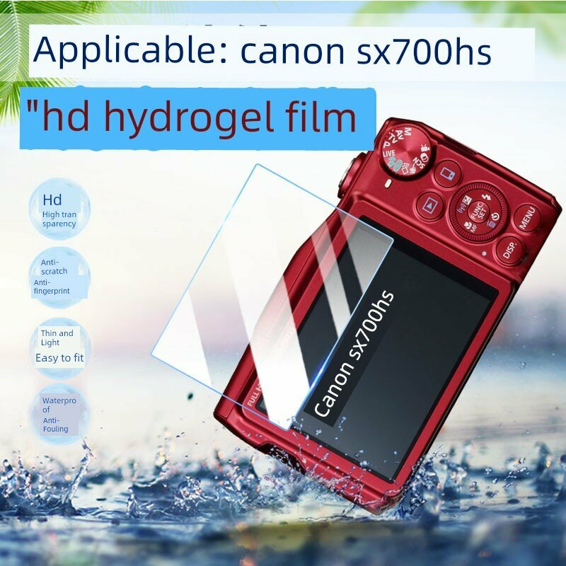Защитное стекло для камеры Canon SX700HS - 2 шт. Гидрогель с защитой от синего света, уход за глазами