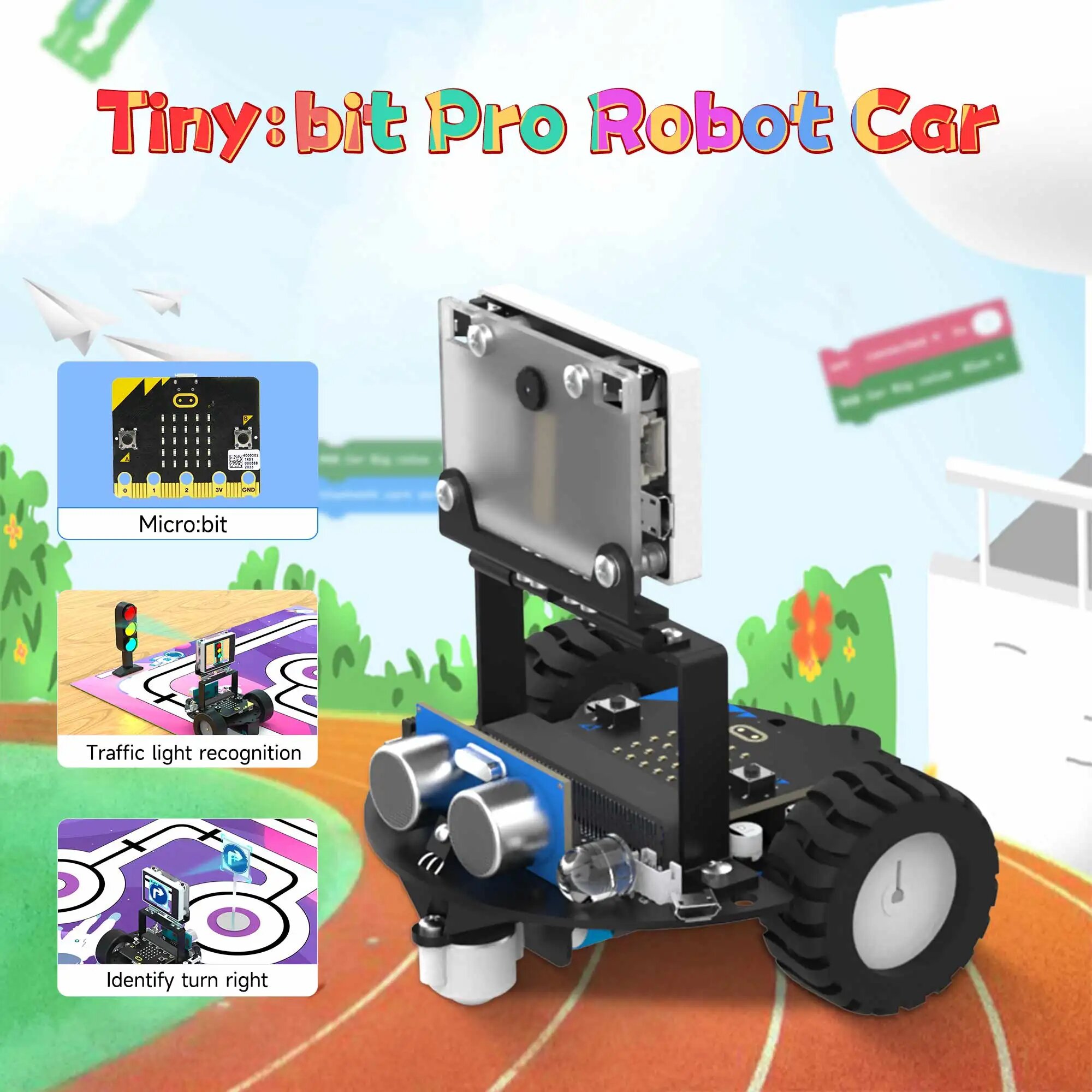 Tinybit Pro Expansion Kit + Microbit — фото 1