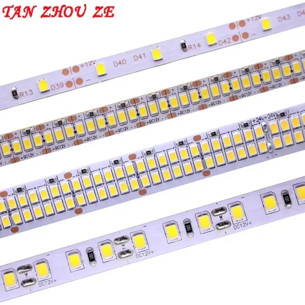 Светодиодная лента 5м, 480LEDs, 12V, белый свет