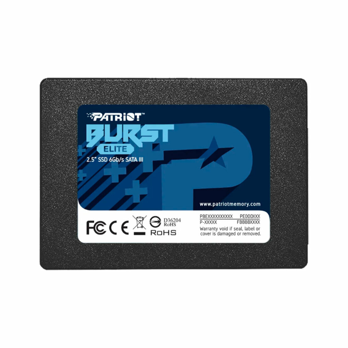 SSD-накопитель Patriot Memory Burst Elite PBE240GS25SSDR, 240 Гб, 2.5"