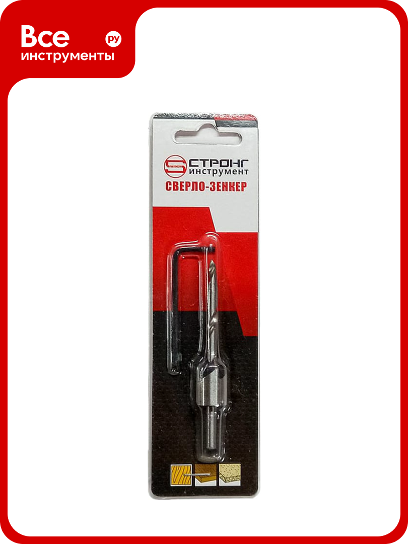 Сверло-зенкер по дереву 4.8 мм Strong СTC-05300048