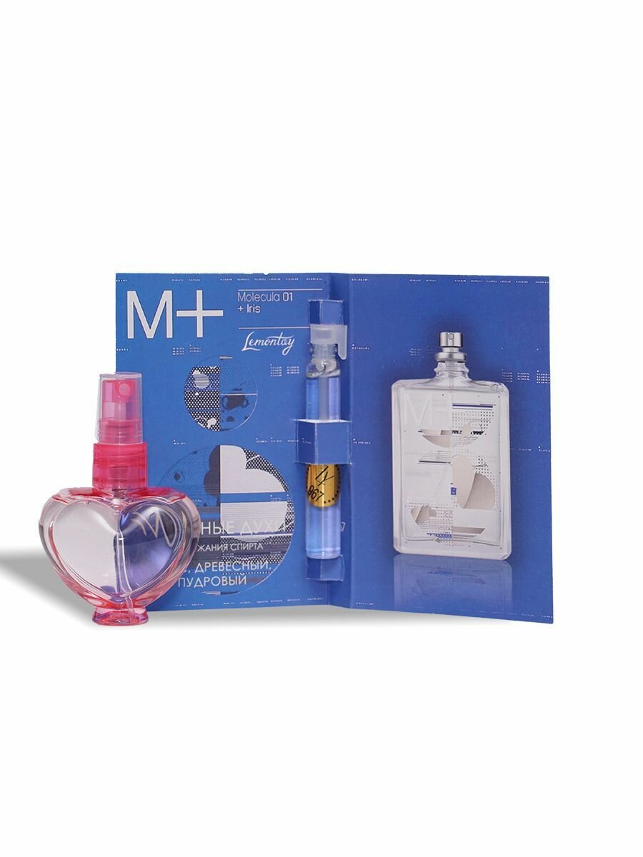 Lemontay №967, духи унисекс M 01 + Iris, флакон с распылителем 25 мл + подарок масляные духи 3 мл