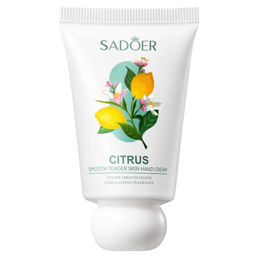 CITRUS Hand Cream, Sadoer (цитрус освежающий крем для рук), 40 г.