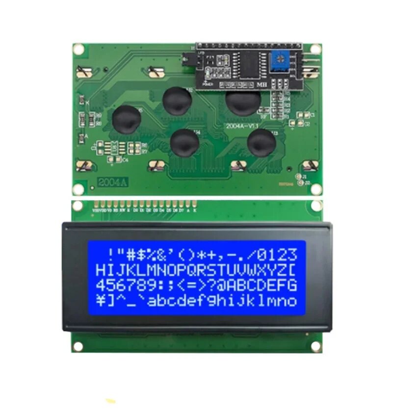 ЖК-дисплей 20x4 синий IIC PC2004-C