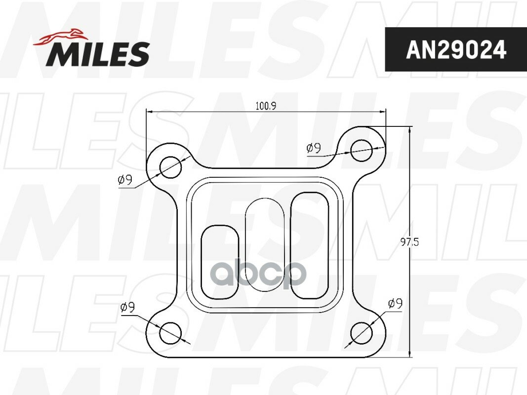 Прокладка водяного Miles арт. AN29024