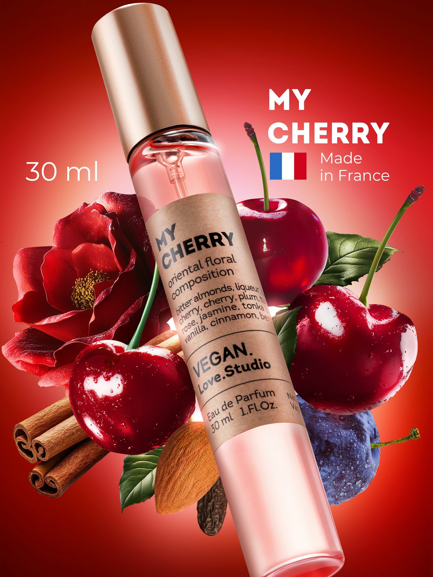 VEGAN Love Studio Парфюмерная вода My Cherry 30 мл