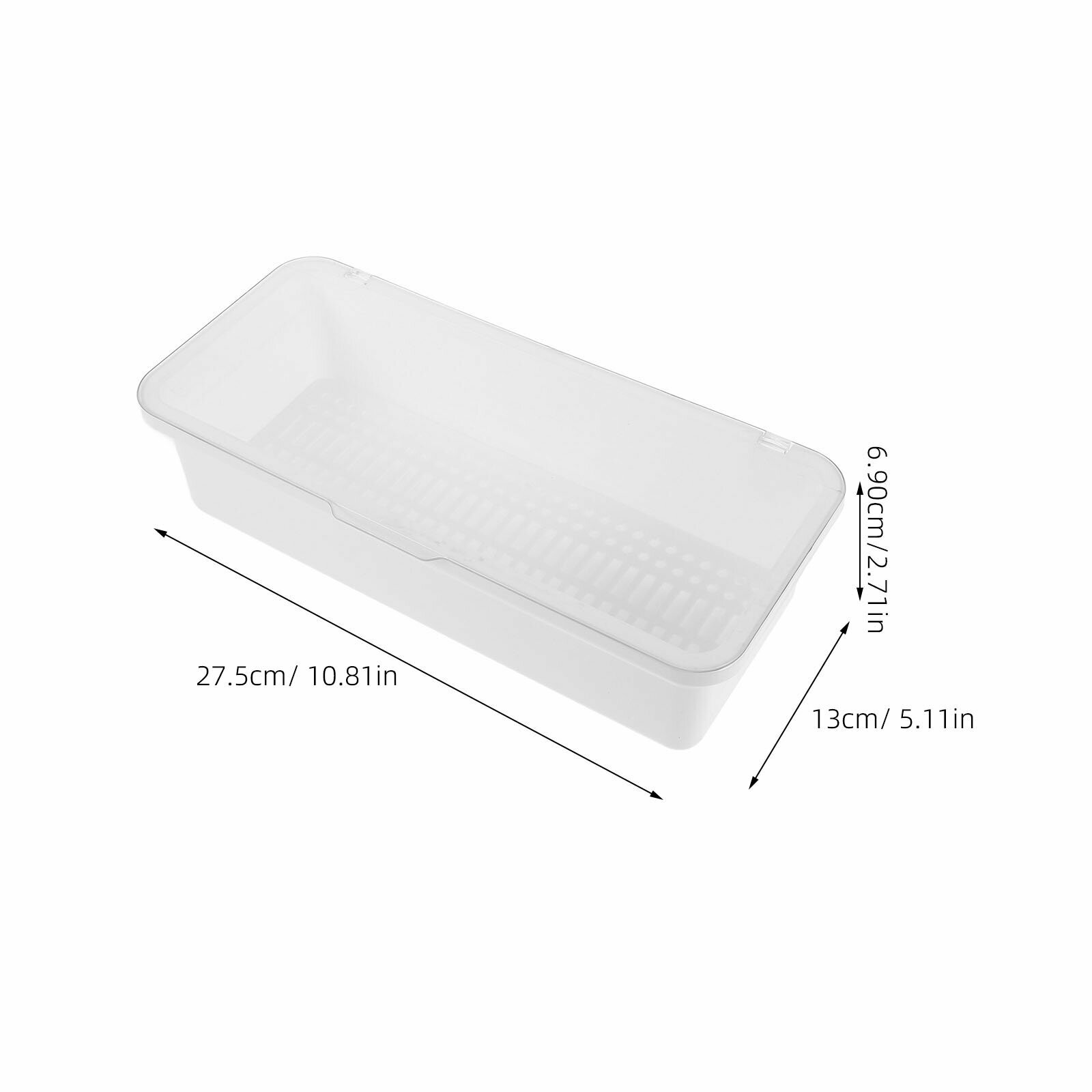 Органайзер Для Кистей Для Макияжа Белый Размер 29.00X9.00X6.90Cm