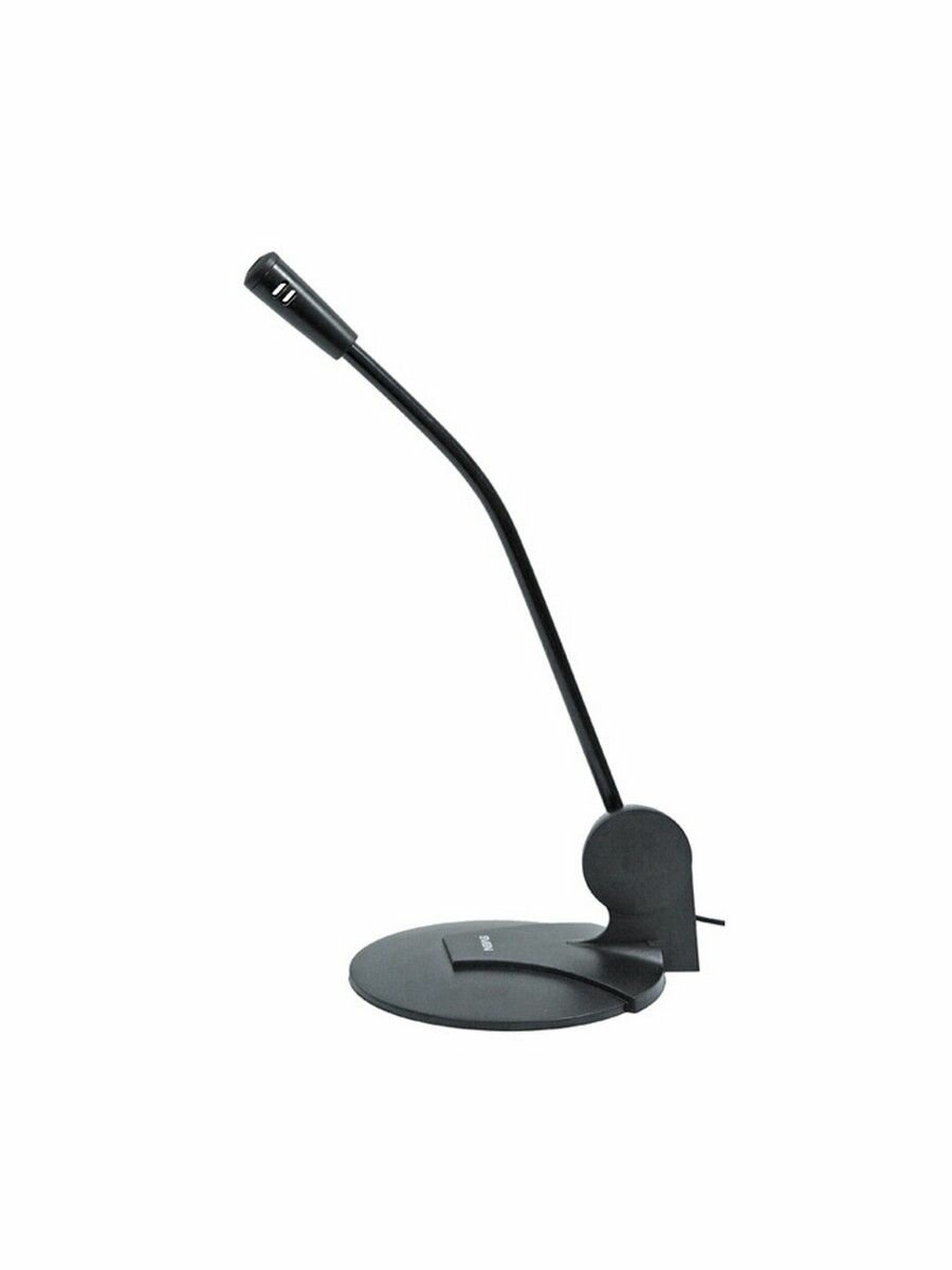 Микрофон проводной настольный SVEN MK-200 черный (3pin, кабель 1,8 м) (SV-0430200)