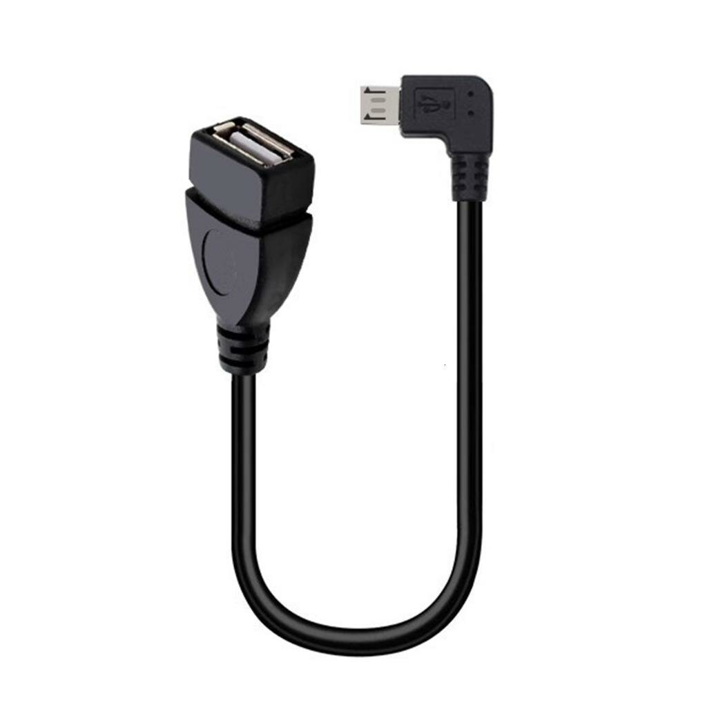 Угловой USB-A — USB-OTG адаптер, Левая сторона