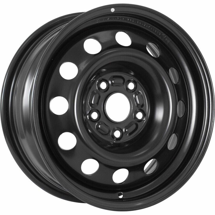 Колесный штампованный диск Евразиа тапо 64D35K Евразиа тапо R15x6 5x108 ET35 CB58.1 Black