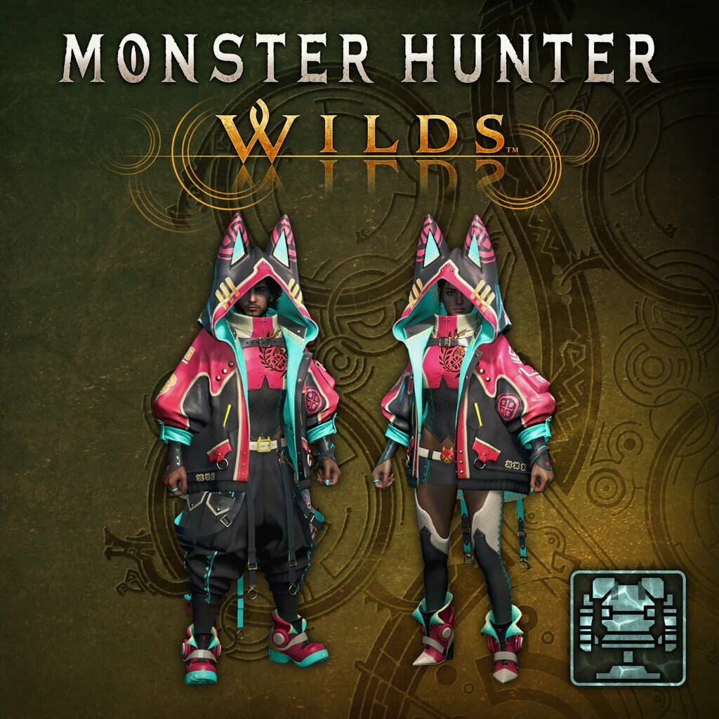 Дополнение Monster Hunter Wilds - Hunter Layered Armor Set: Cypurrpunk, цифровое издание PlayStation 5, регион Индонезия / код пополнения баланса