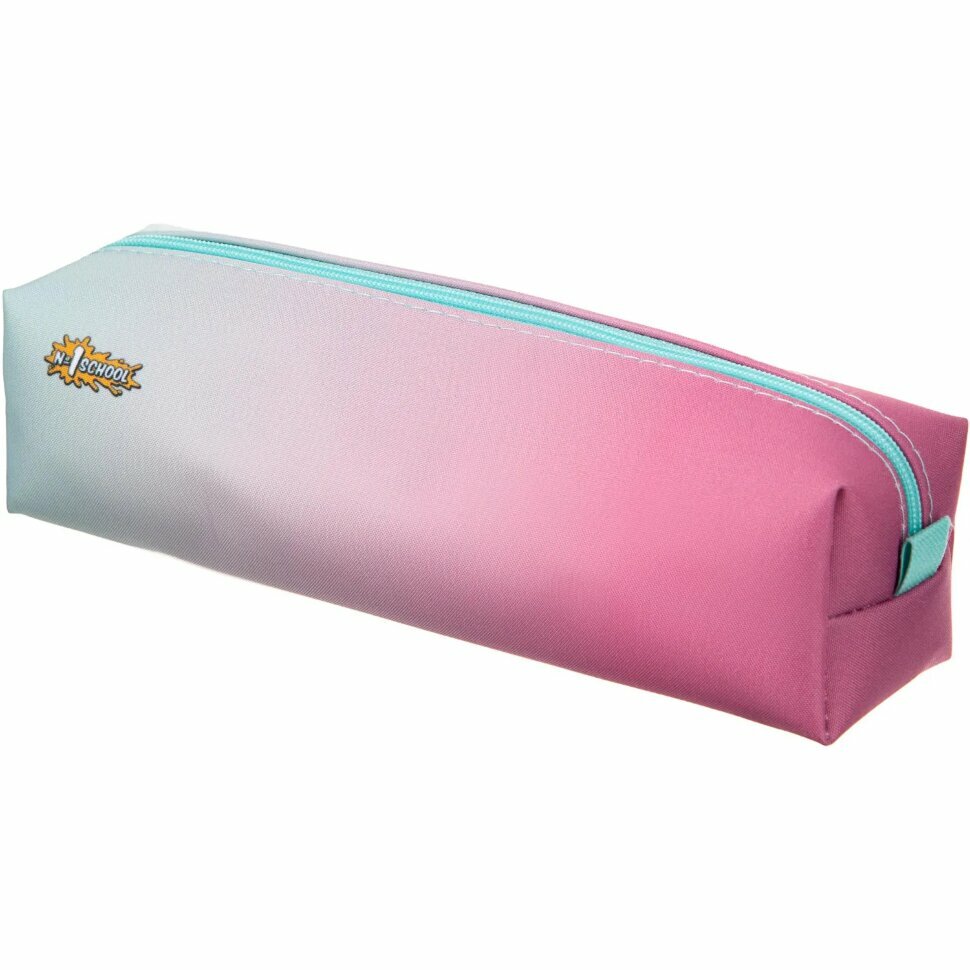 Пенал -косметичка Градиент розовый ПМО 31-20 тк мягкий, 210х50х60, 1557120