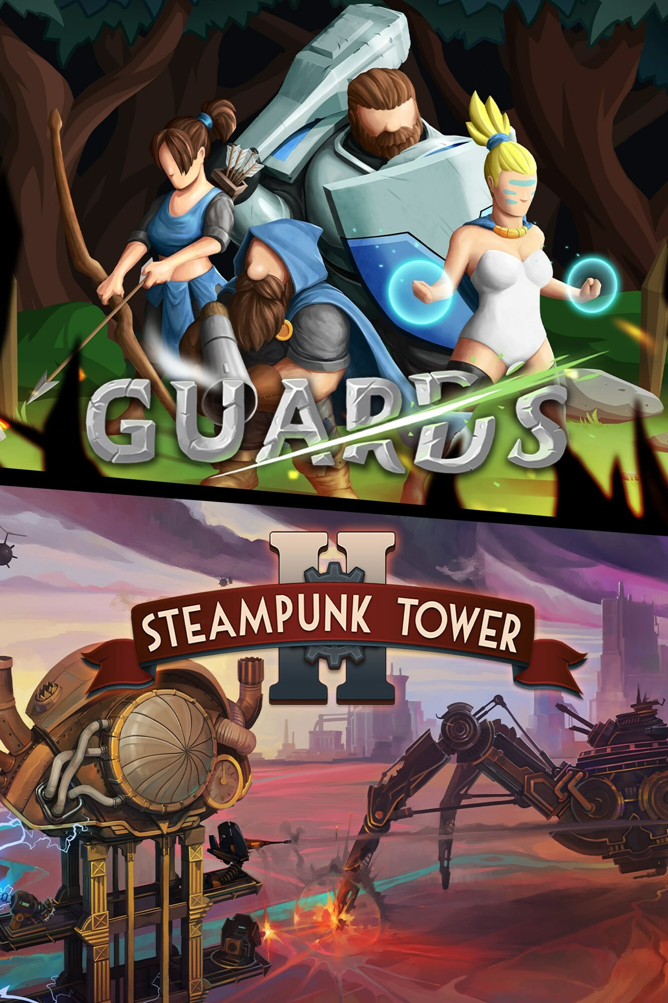 Набор Strategy Bundle: Steampunk Tower 2 & Guards — Xbox Series X|S, Xbox One — Цифровая версия