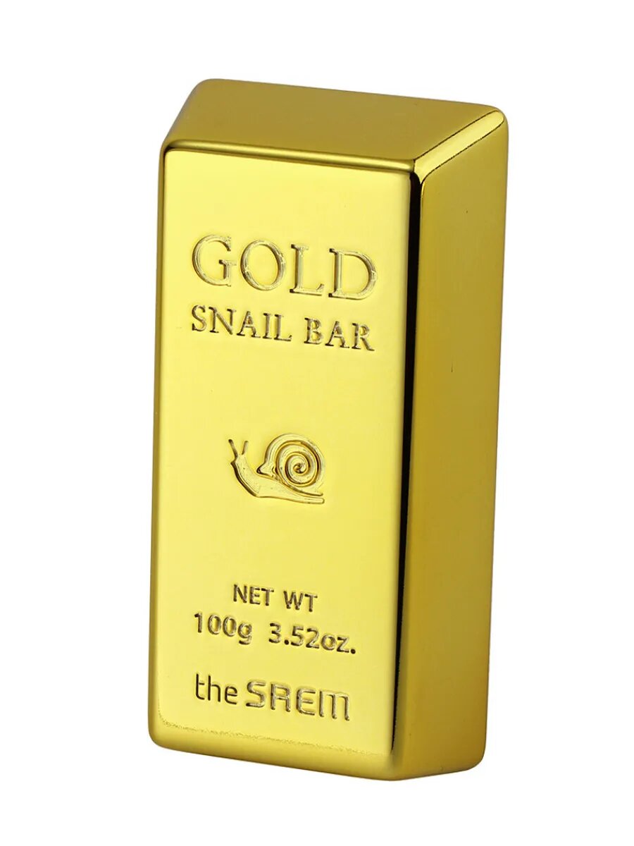 Мыло для умывания The Saem Gold Snail, антибактериальное, с экстрактом оливы, 100 г