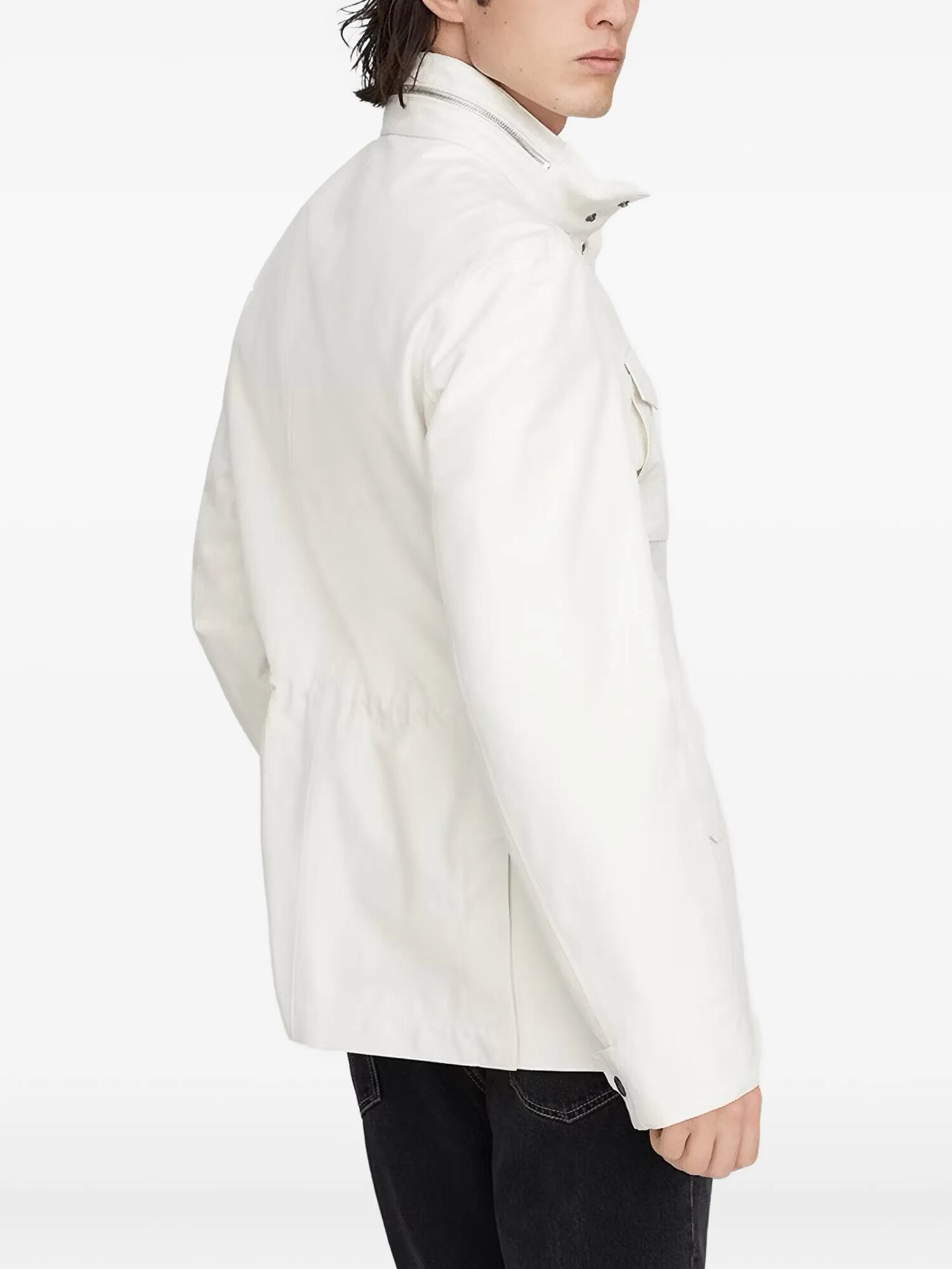 Куртка BRUNELLO CUCINELLI Four-pockets field jacket, размер 44, white — фото 1