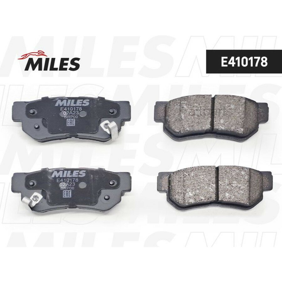 MILES E410178 Колодки тормозные HYUNDAI TRAJET 2.0-2.7 00- задние