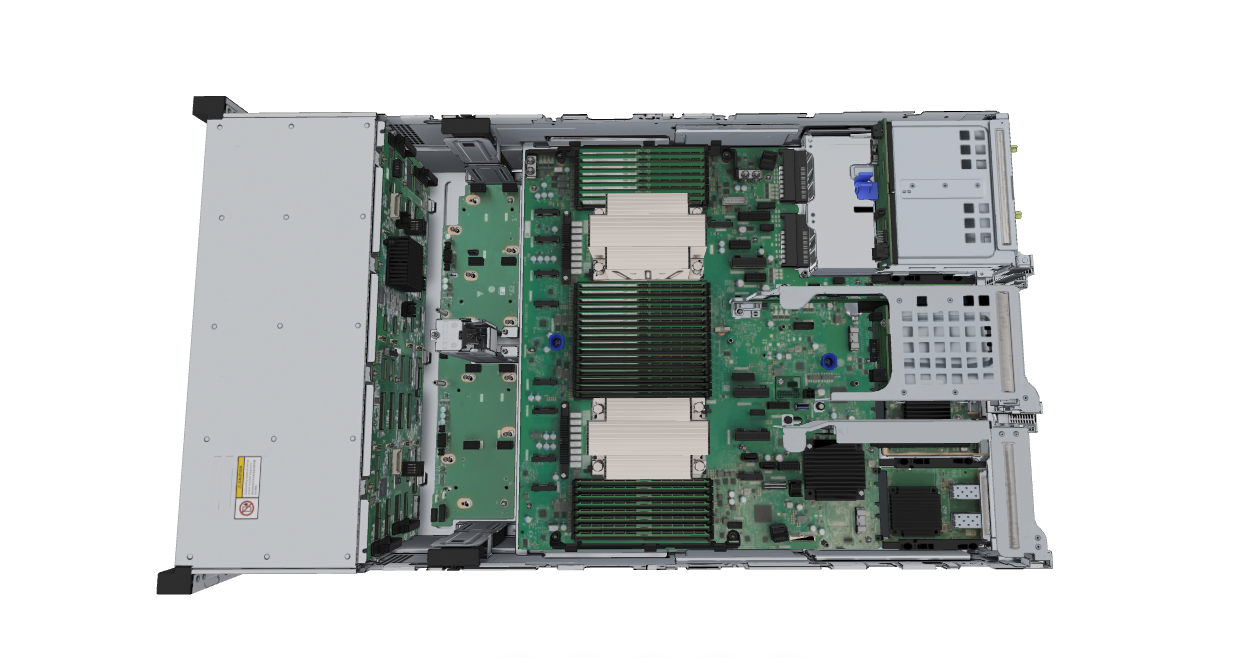 ИИ-сервер Server G5200 V7 нового поколения, форм-фактор 4U с двумя процессорами