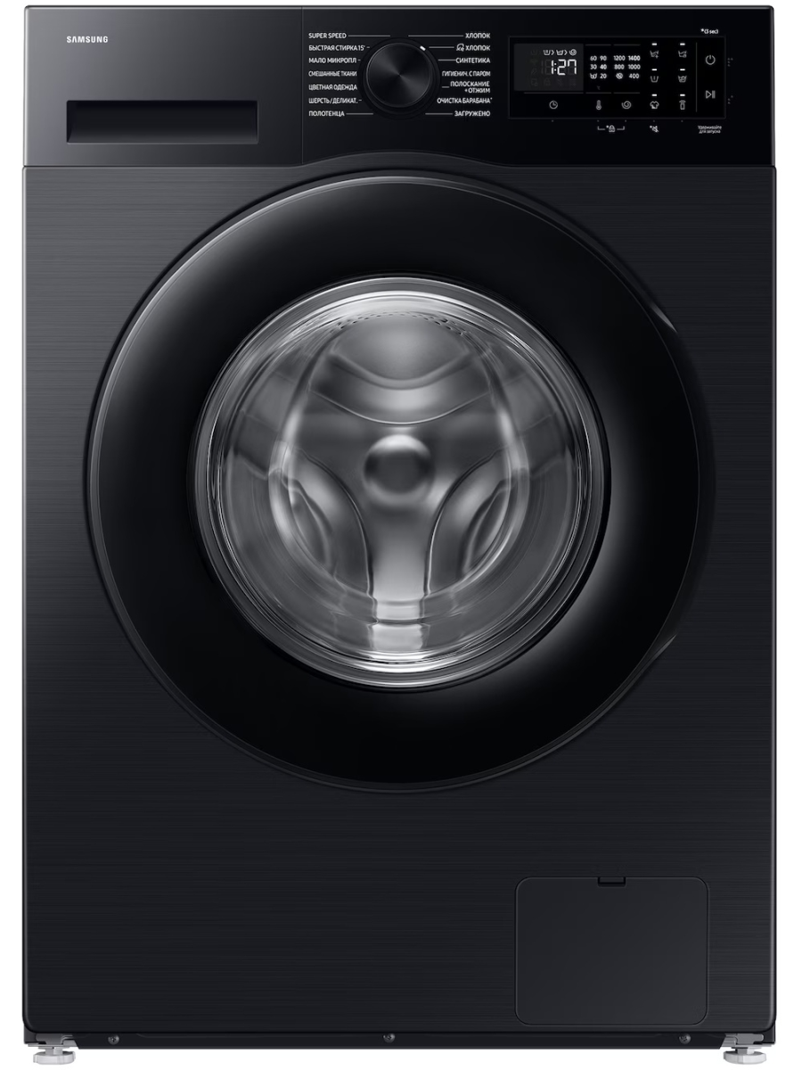 Стиральная машина Samsung WW90DG5U34ABLP кл: A фронтальная, макс. загрузка:9кг черный