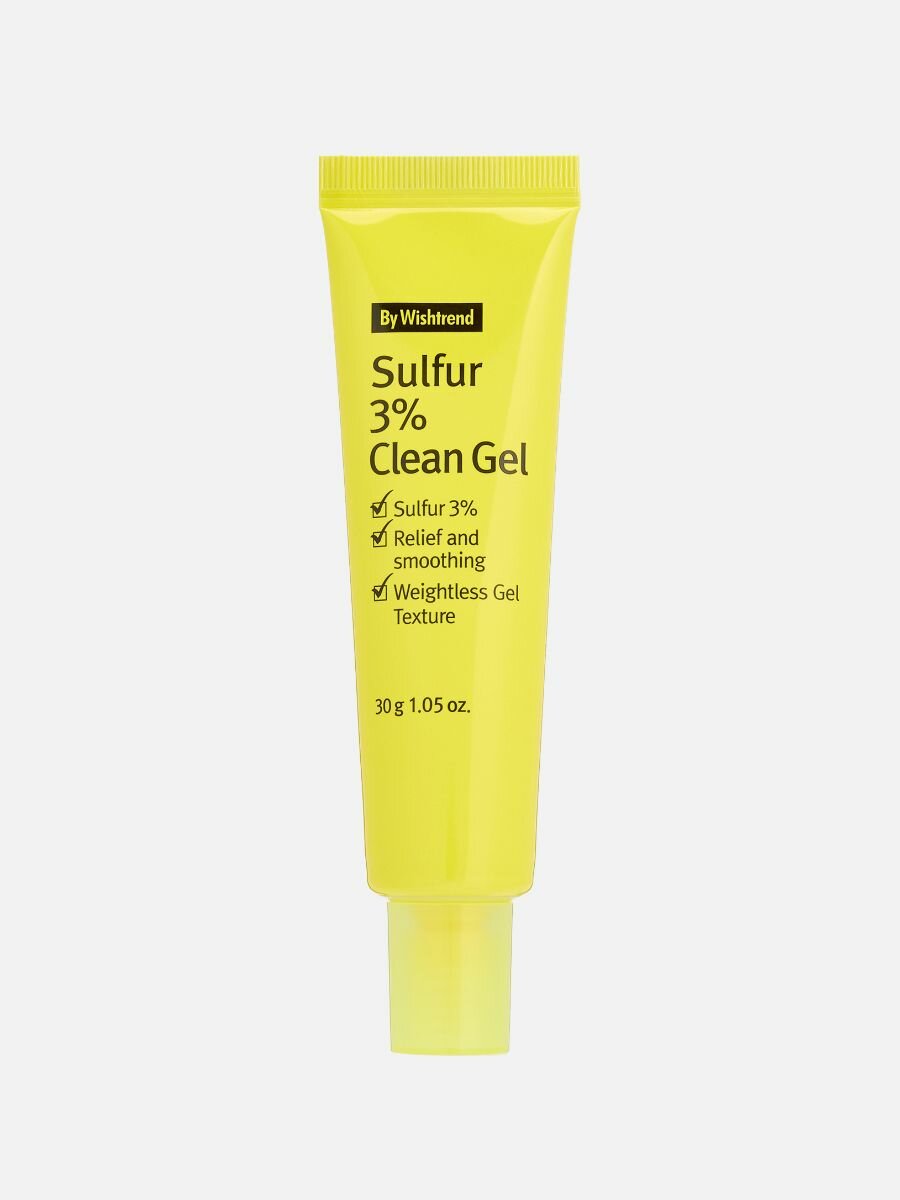 BY WISHTREND Гель для локального применения от высыпаний Sulfur 3% Clean Gel V 30мл